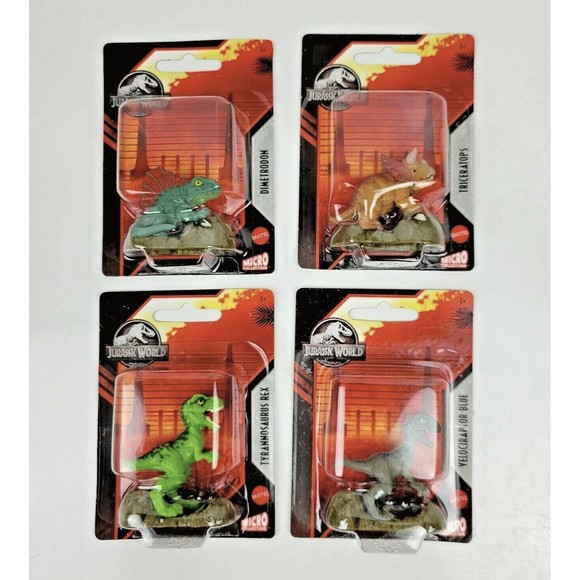 Jurassic World | Toys | Jurassic World Micro Collection Set Of 4 Trex ...